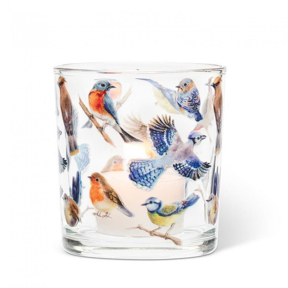 Red Barrel Studio® Colourful Birds Votive Candle Holder | Wayfair