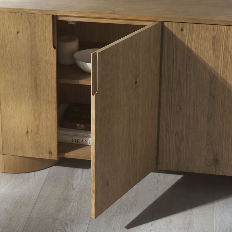 Joss & Main Derby Oval 4 Door Wood Sideboard | Wayfair