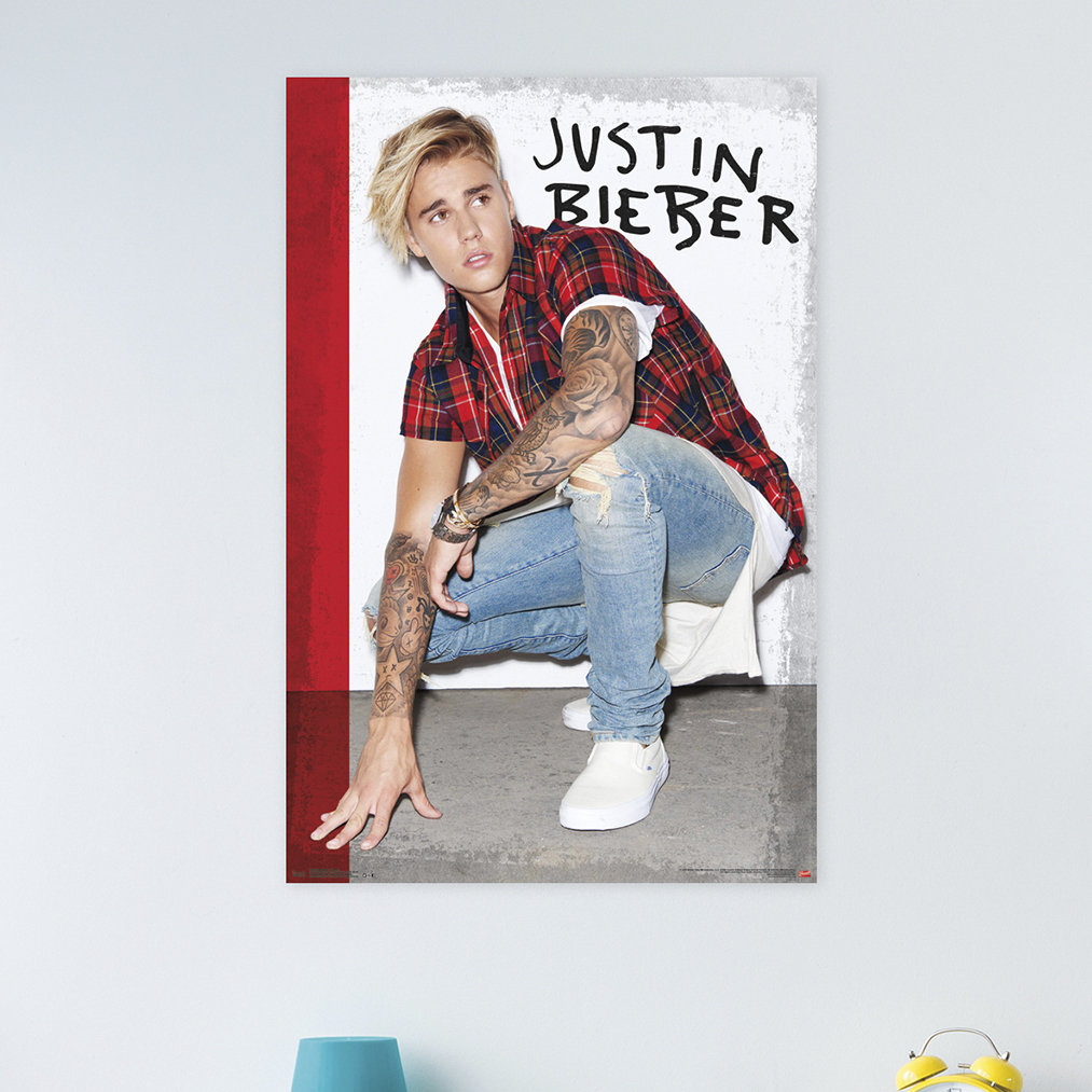 Trends International Justin Bieber - Flannel Paper Print - Wayfair Canada
