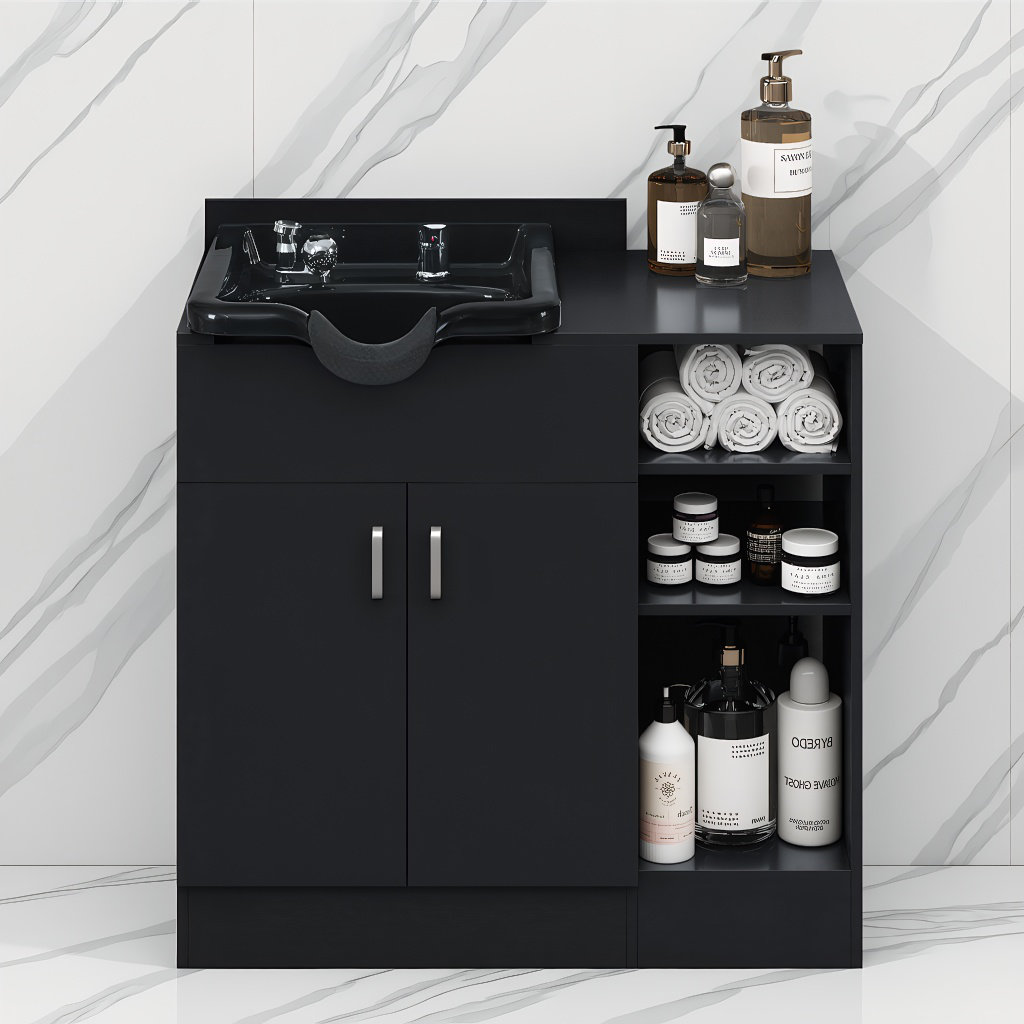 MINGZHE Shampoo Backwash Station, Salon Station with Shampoo Bowl ...