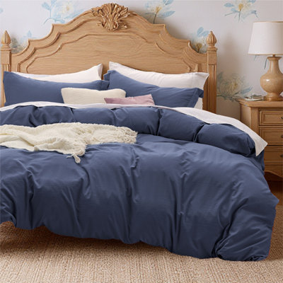solid blue duvet covers