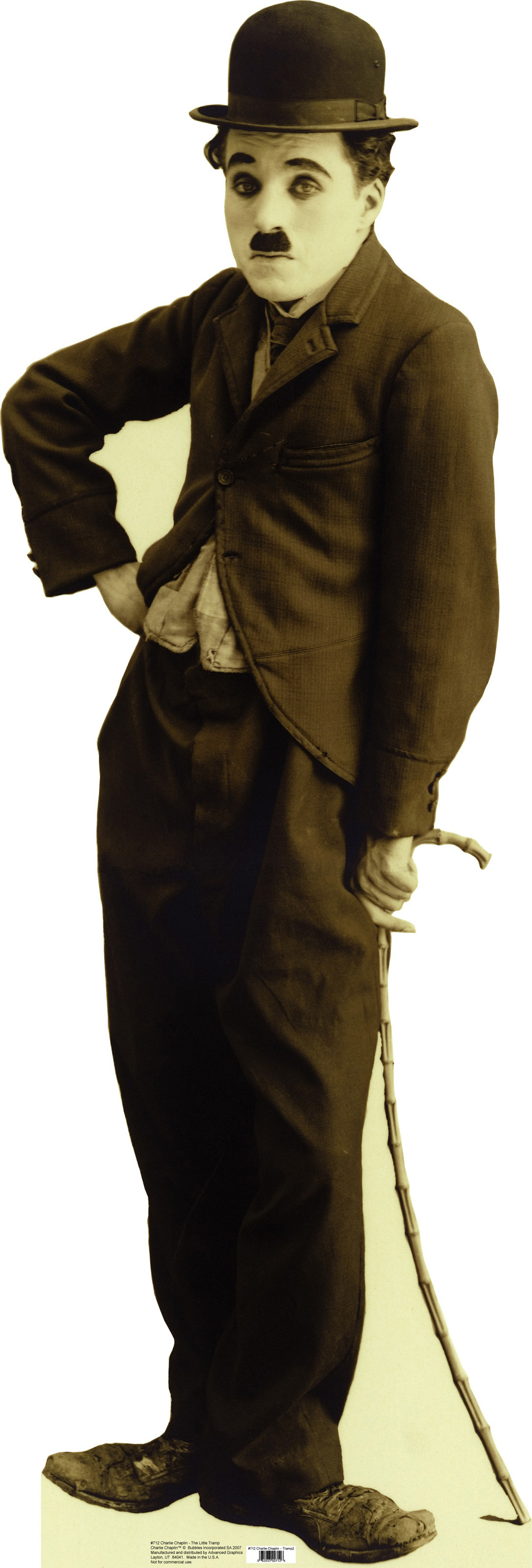 Advanced Graphics Charlie Chaplin - Tramp 2 Life-Size Cardboard Stand ...