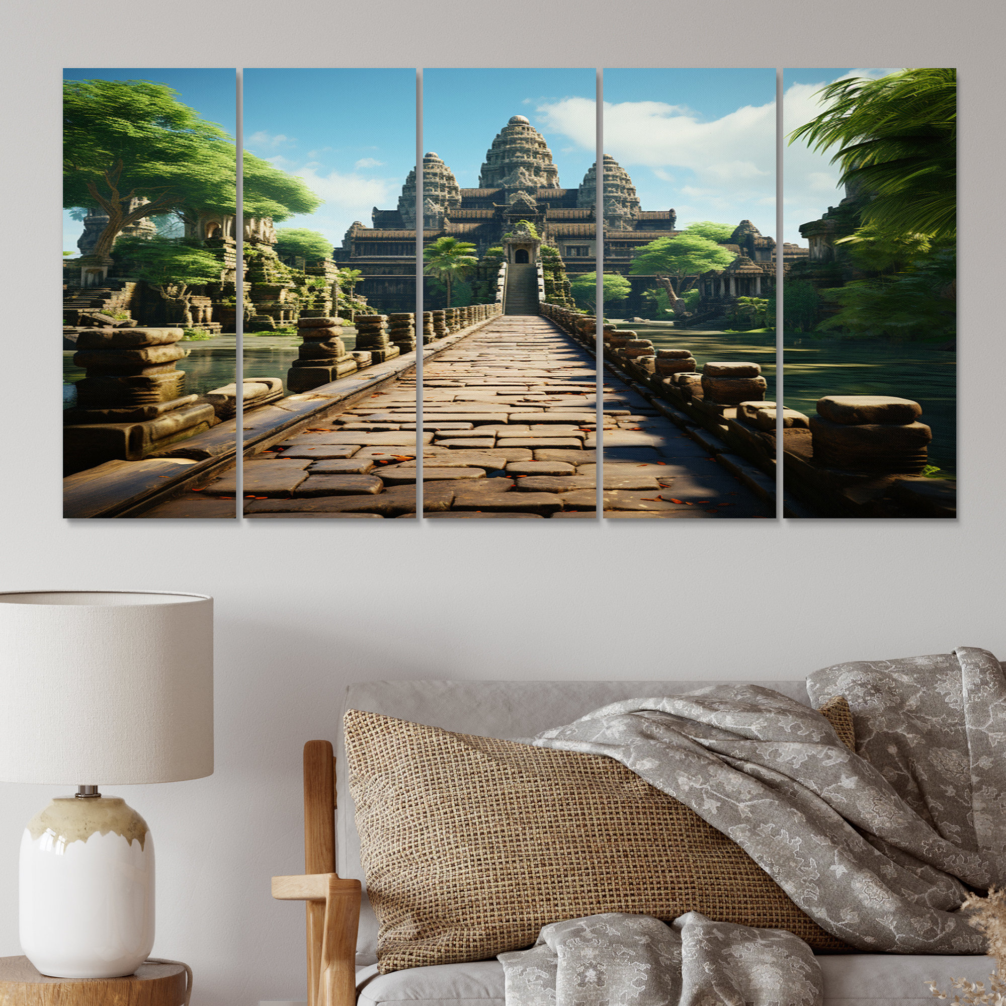 Design Art Asian Art Journey To Angkor II - Asian Wall Art Print - 5 ...