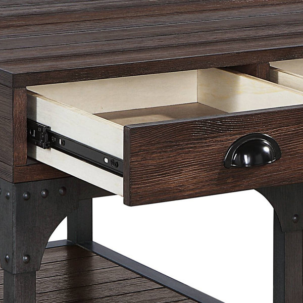 Williston Forge Whitman 3-drawer Writing Desk | Wayfair