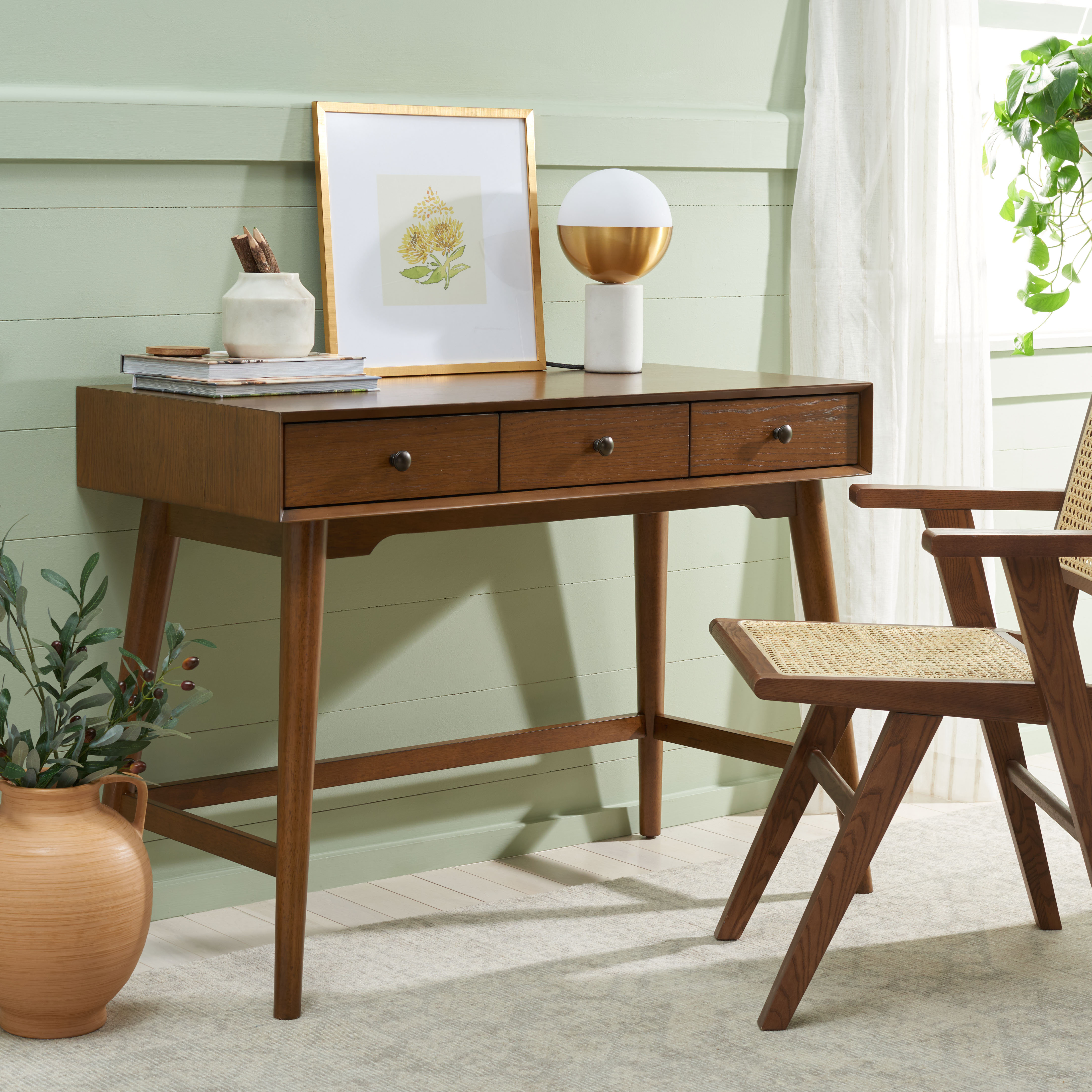 George Oliver Binita Writing Desk | Wayfair