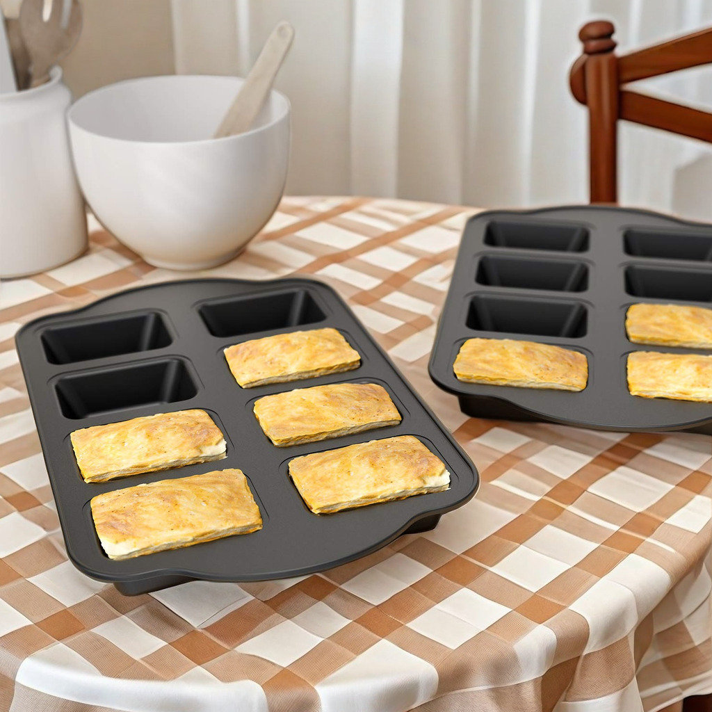 ATC HOLDINGS 9.875'' x 15.125'' Non-Stick Carbon Steel Mini Loaf Pan ...