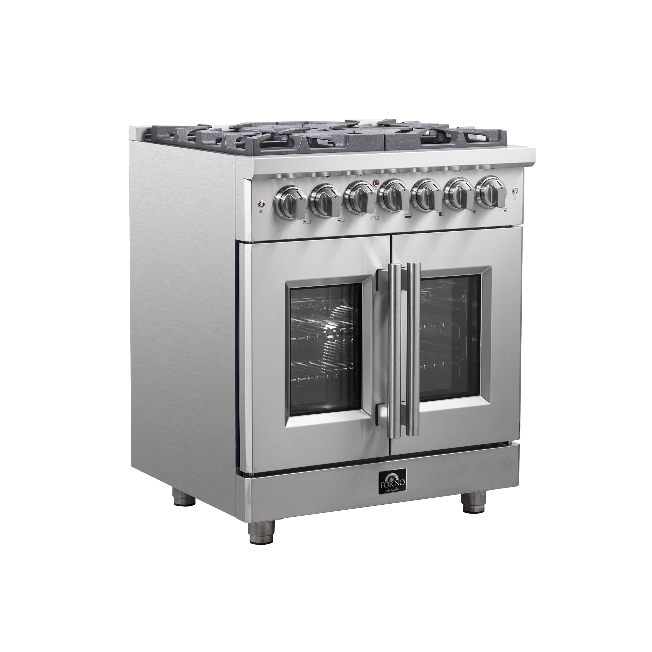 Forno 30" 4.32 Cubic Feet Dual Fuel Free Standing Range | Wayfair