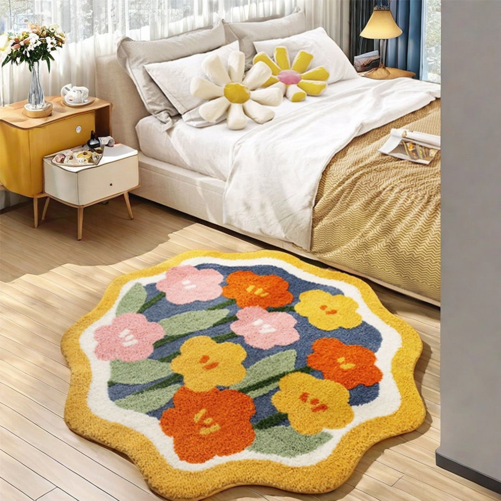Winston Porter Novelty Jalasha Area Rug with Non-Slip Backing | Wayfair
