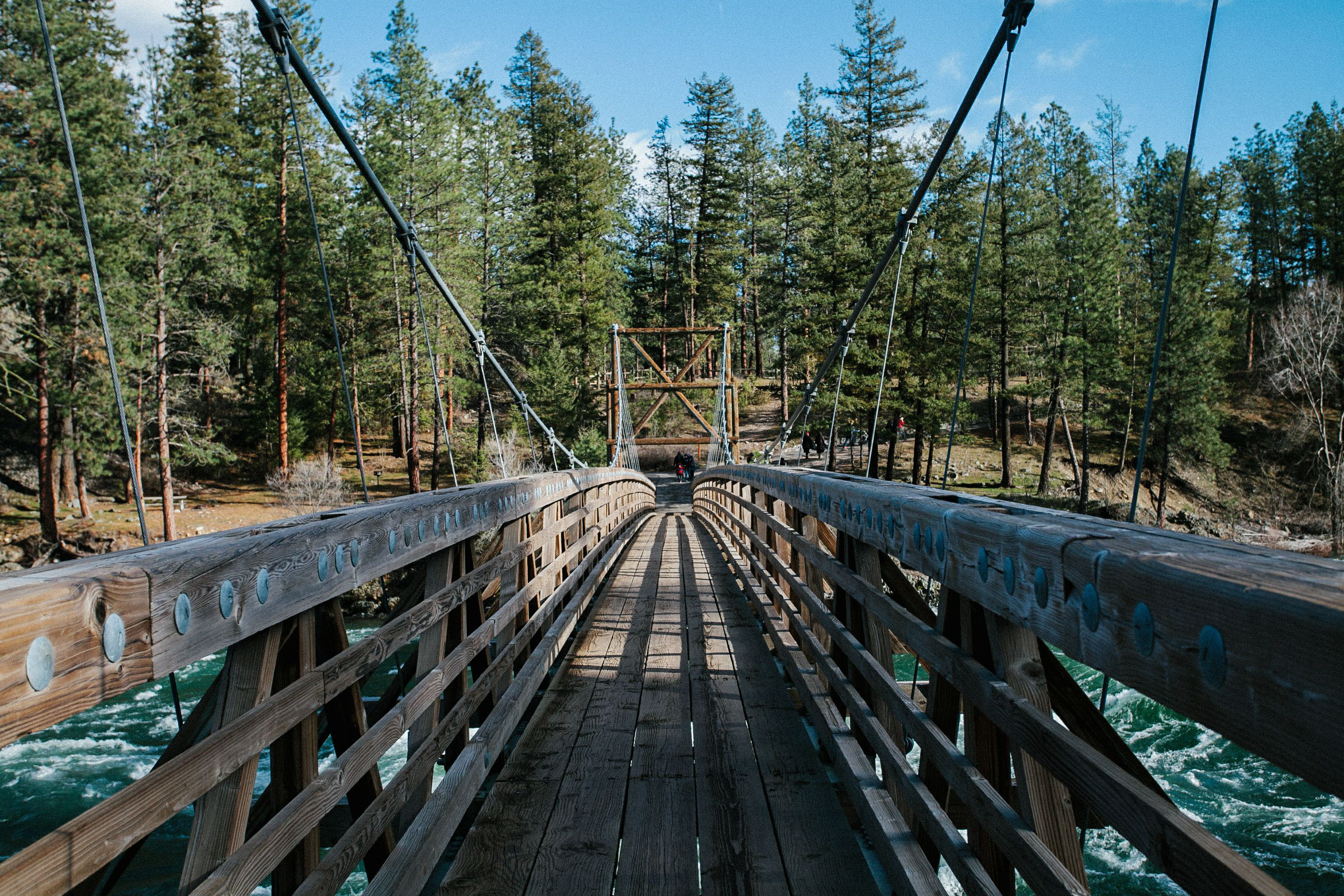 Millwood Pines Bridge in Washington by Bethanyfank - Wrapped Canvas ...