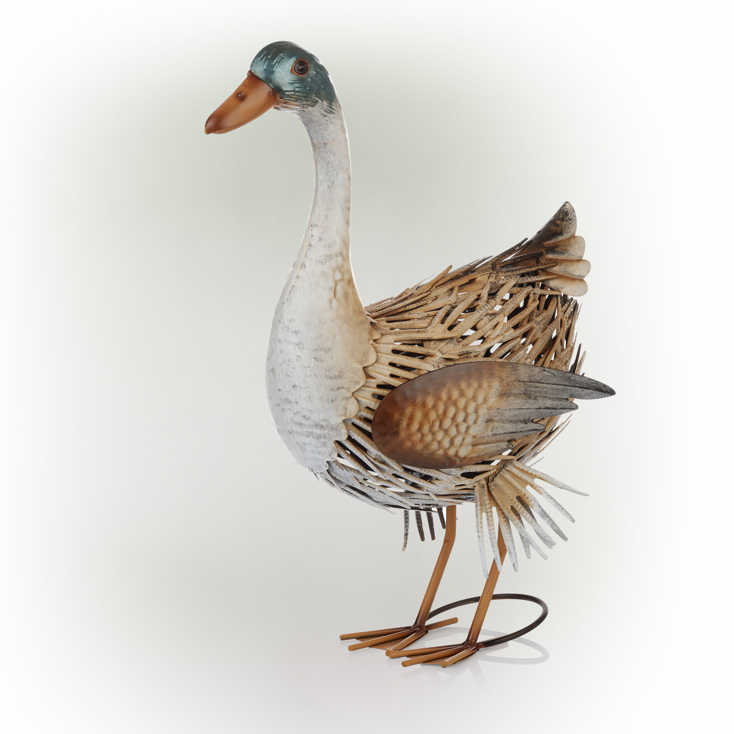 Arlmont & Co. Estevon Metal Animals Garden Art & Reviews | Wayfair