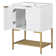 Mercer41 Rikkia 18'' Free Standing Single Bathroom Vanity with Ceramic ...