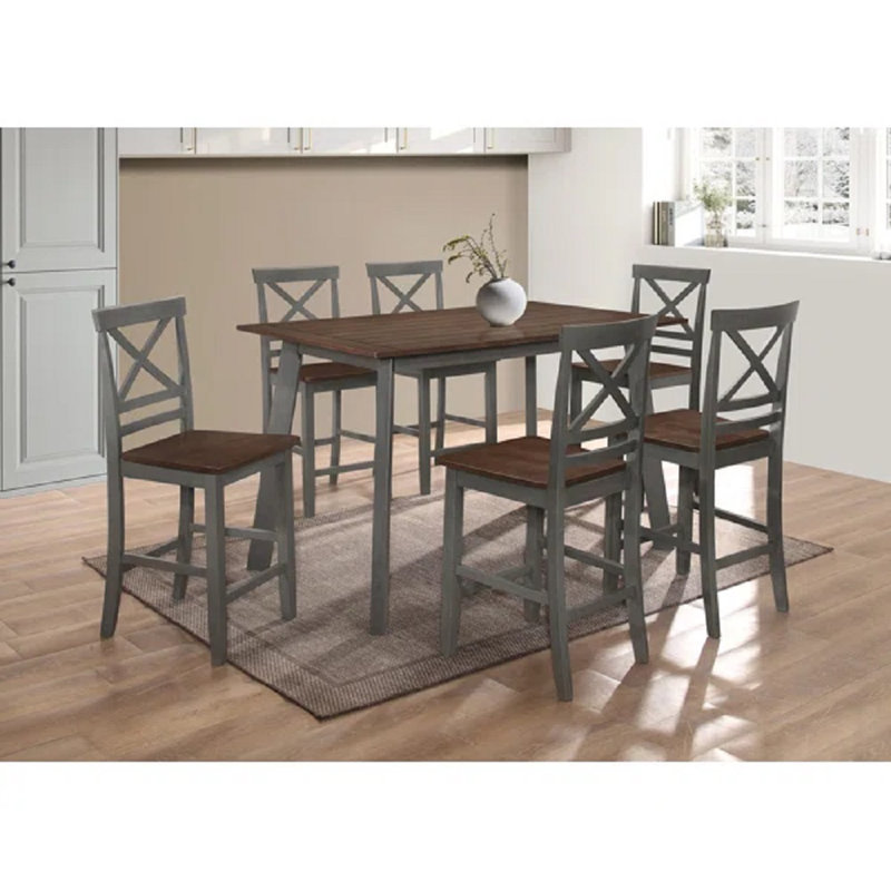 August Grove® Awi 7 - Piece Dining Set | Wayfair