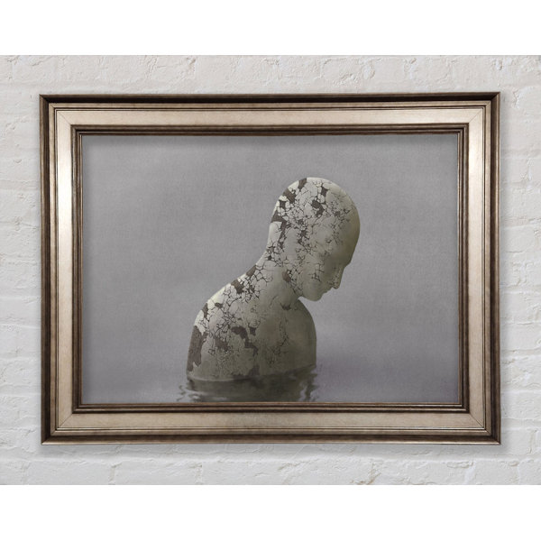 Bright Star Eroded Statue In Water - Single Picture Frame Print ...