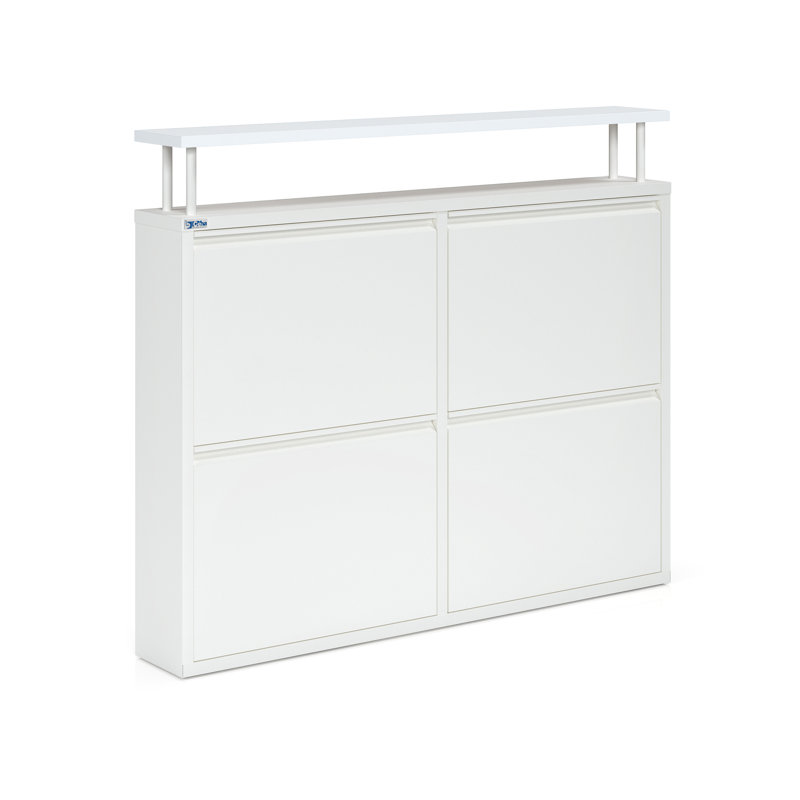 Latitude Run® Caruso 8 Pair Flip Down Shoe Storage & Reviews | Wayfair