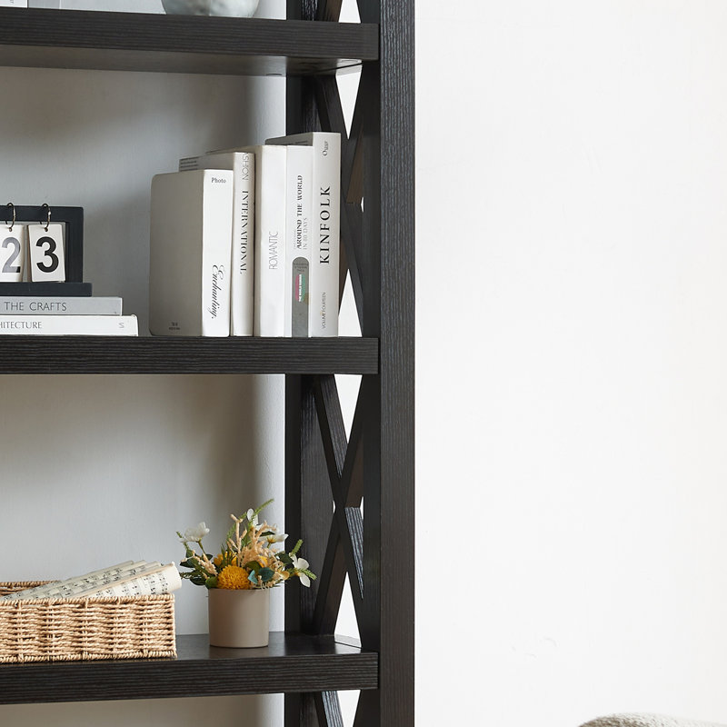 George Oliver Modern bookcase display cabinet | Wayfair