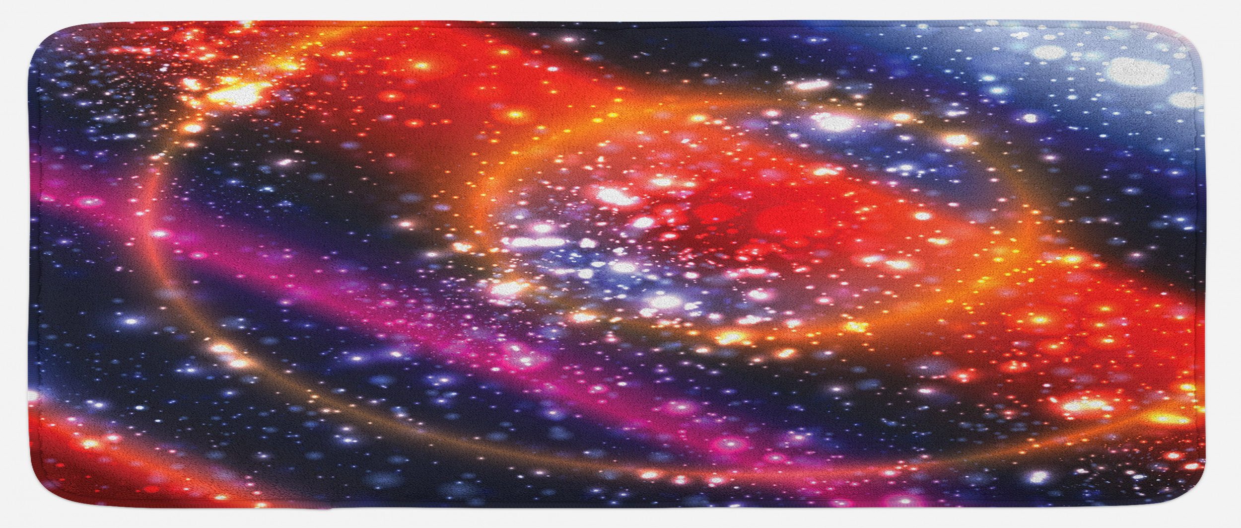 East Urban Home Apocalyptic Cosmos Design Circular Striped Vibrant ...