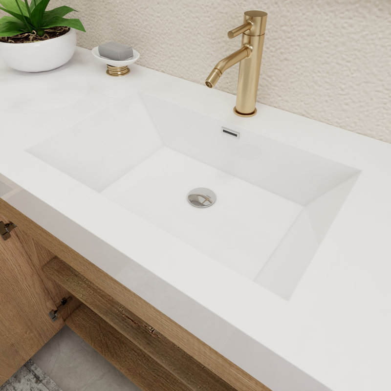 Morenobath 59" Single Bathroom Vanity Set with Drawers and Doors ...