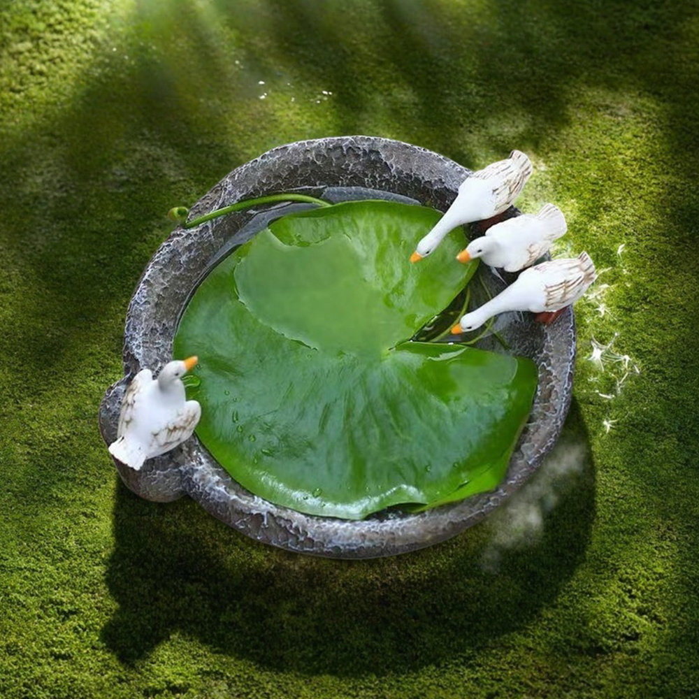 August Grove® Duck Garden Outdoor Statues Garden Decor For Outside ...