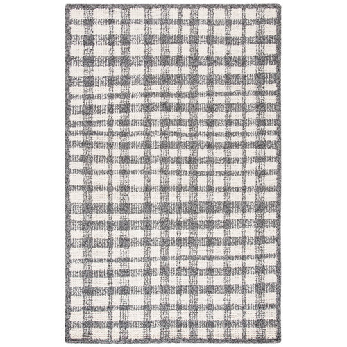 Laurel Foundry Modern Farmhouse Halstead Hand Tufted Plaid Rug ...
