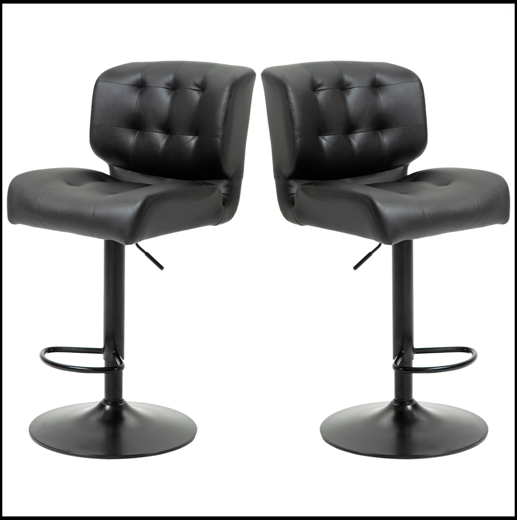 George Oliver Bar Height Bar Stools Set Of 2 | Wayfair