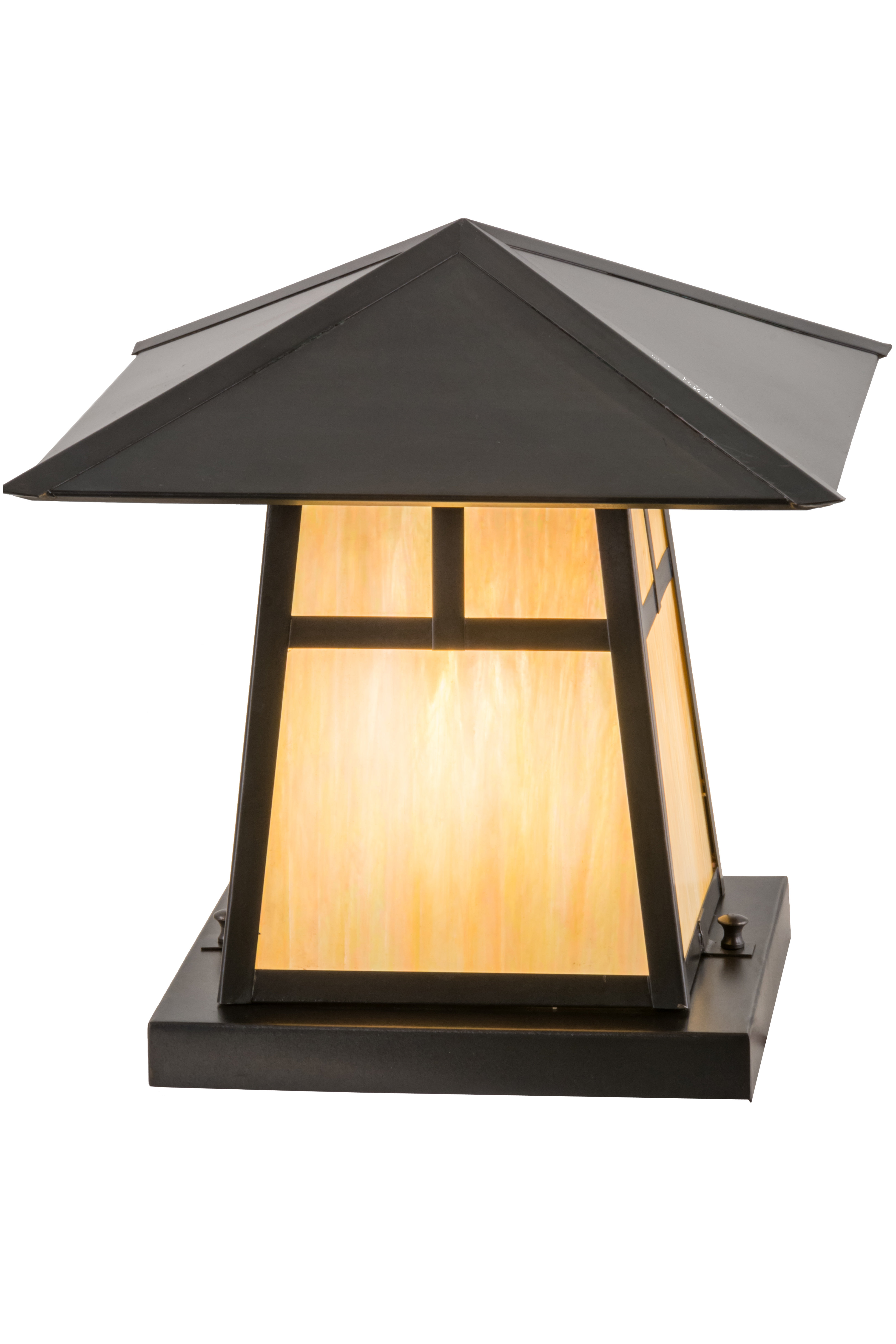 Meyda Lighting Stillwater "T" Mission 1-Light Pier Mount Light ...