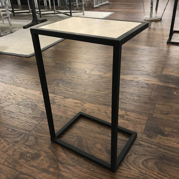 ellahome Vegas Stone Top End Table | Wayfair