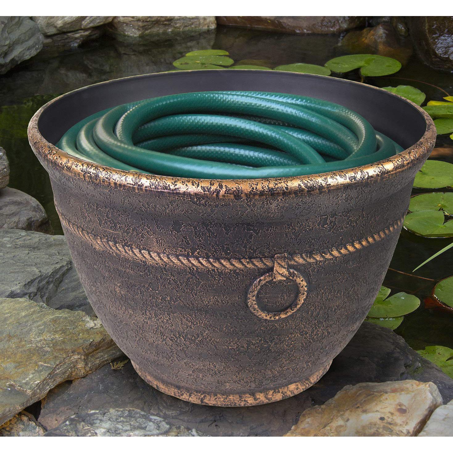 Liberty Garden High Density Hose Pot & Reviews | Wayfair
