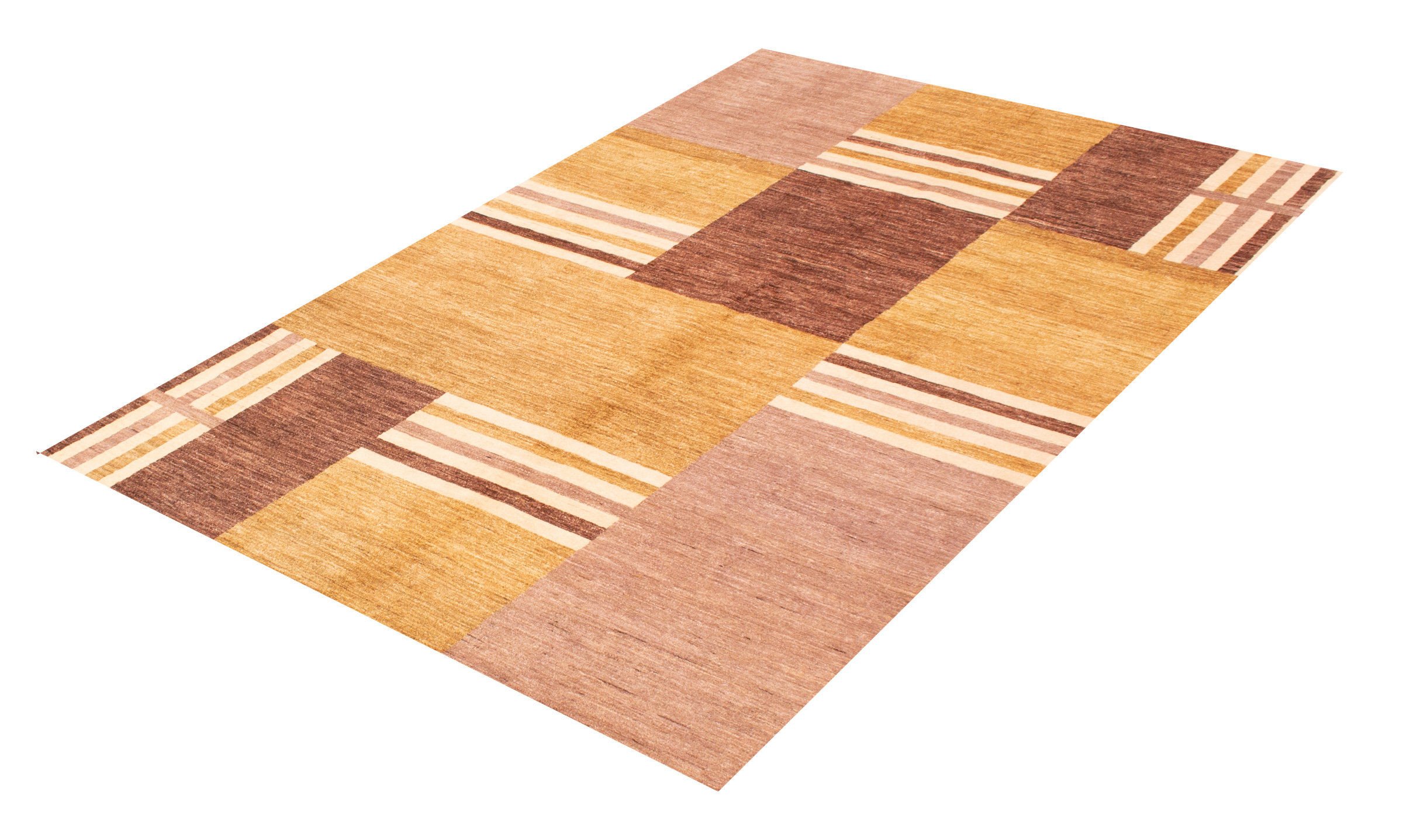 Gracie Oaks Phabian Hand-Knotted Rectangle 6'7" x 9'11" Wool Area Rug ...