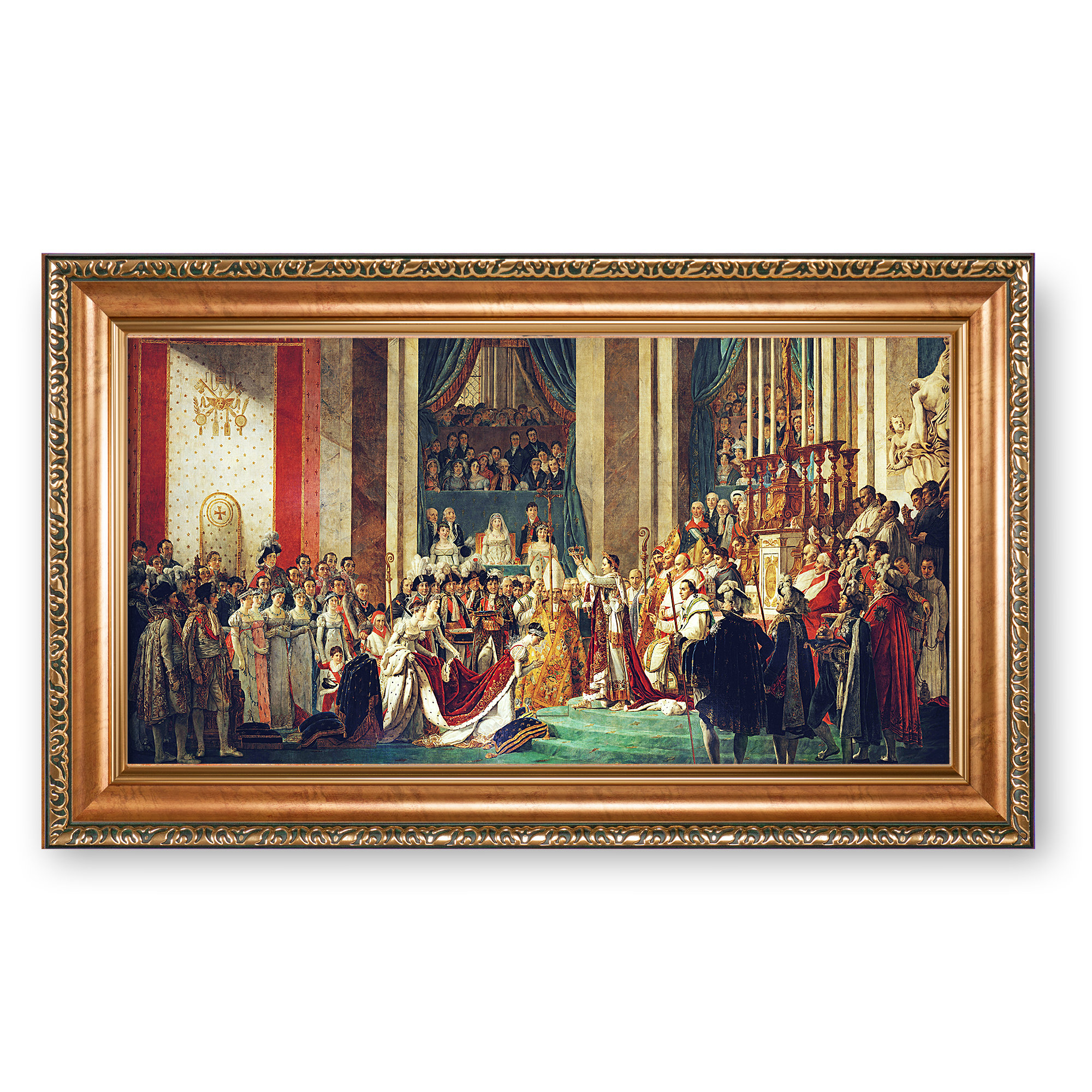 A&T ARTWORK The Coronation of Napoleon and the Coronation of Josephine ...