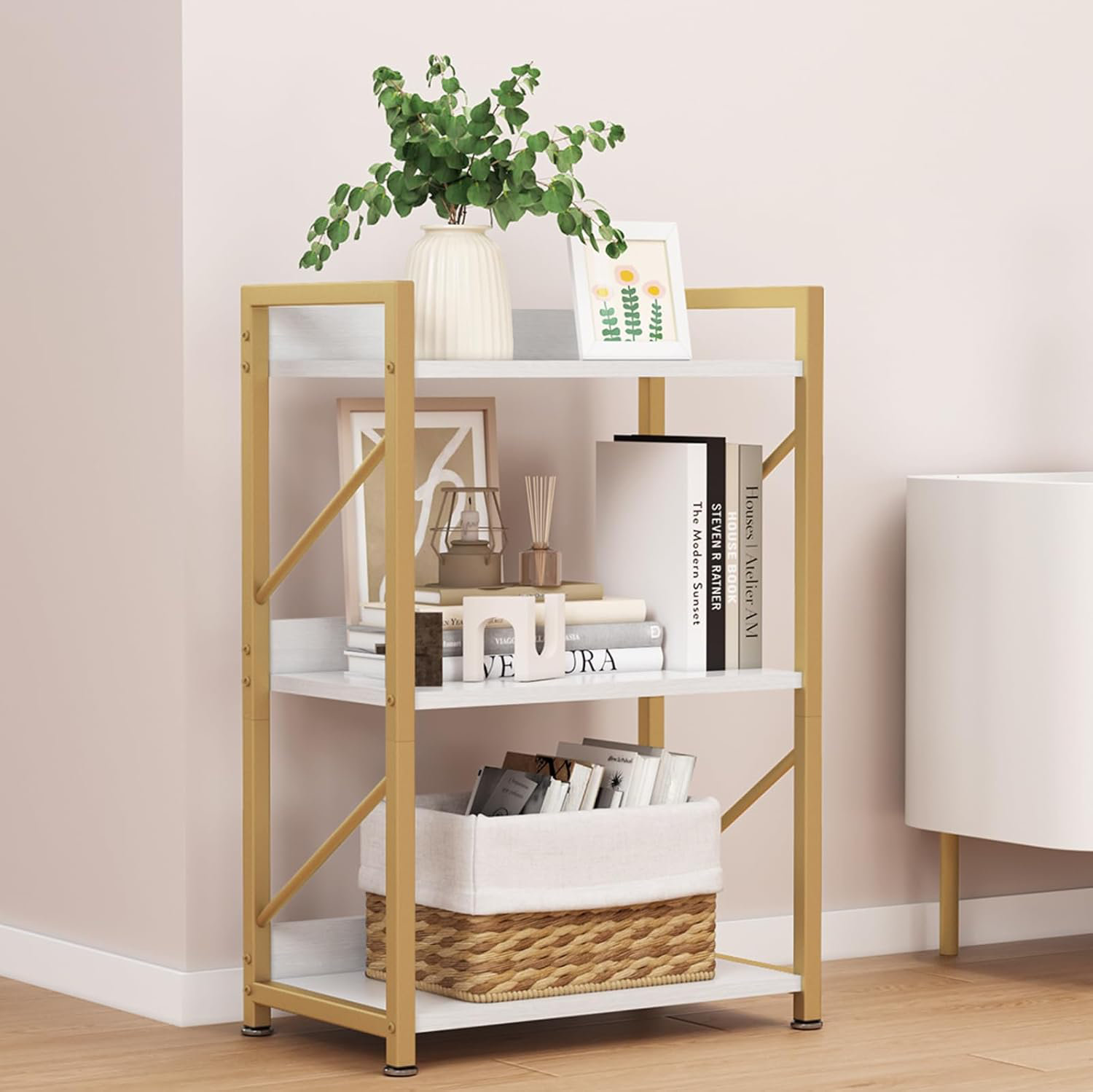Latitude Run® 3 Tier Bookcase Night Stand - Wayfair Canada