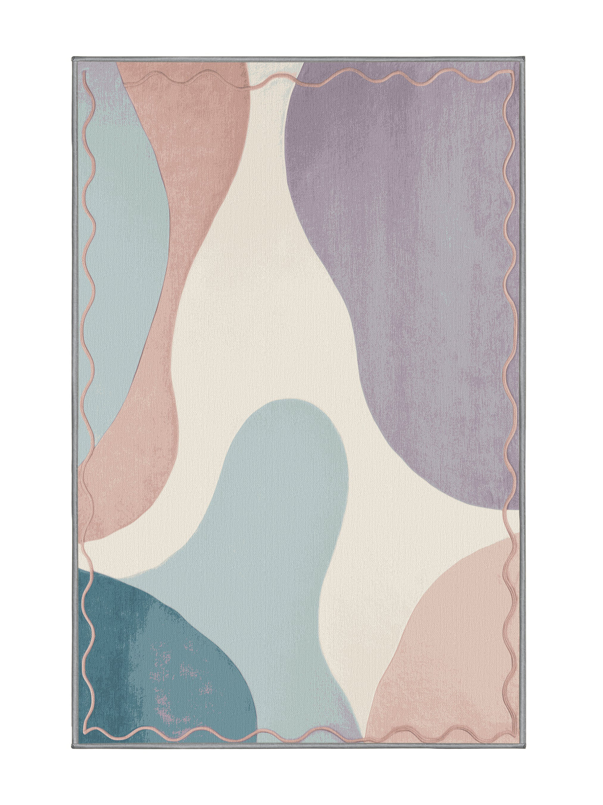 Orren Ellis Oceanic Blush Rug | Wayfair