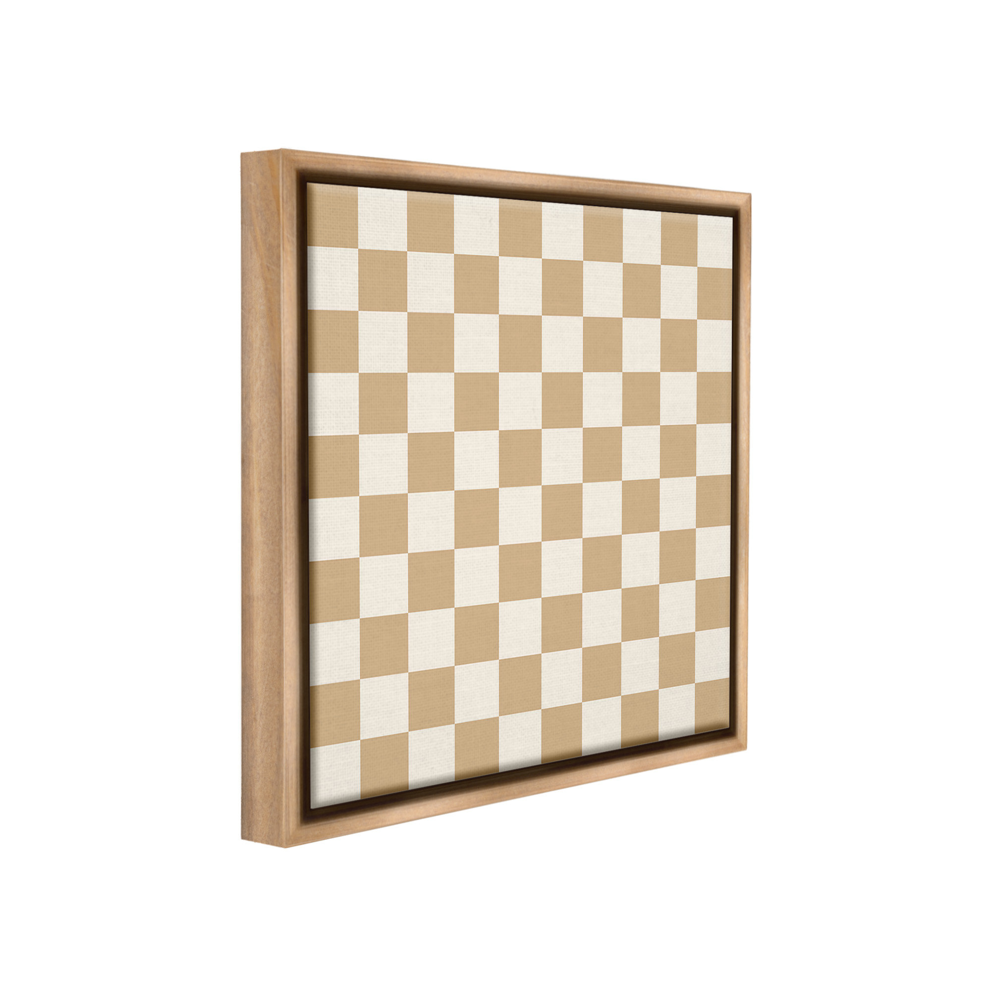 Latitude Run® " Neutral Checkered Pattern " by Carrie Cantwell on ...