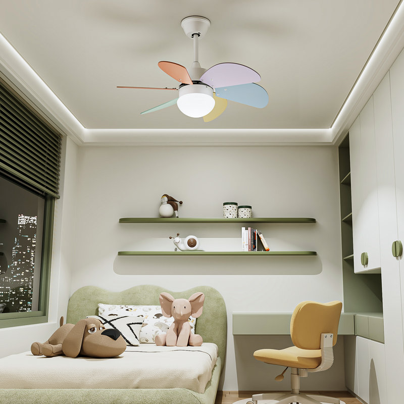 colourful ceiling fan