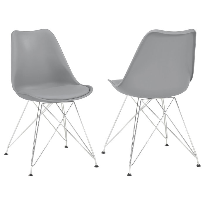 Wrought Studio Slade Faux Leather Dining Chair & Reviews | Wayfair