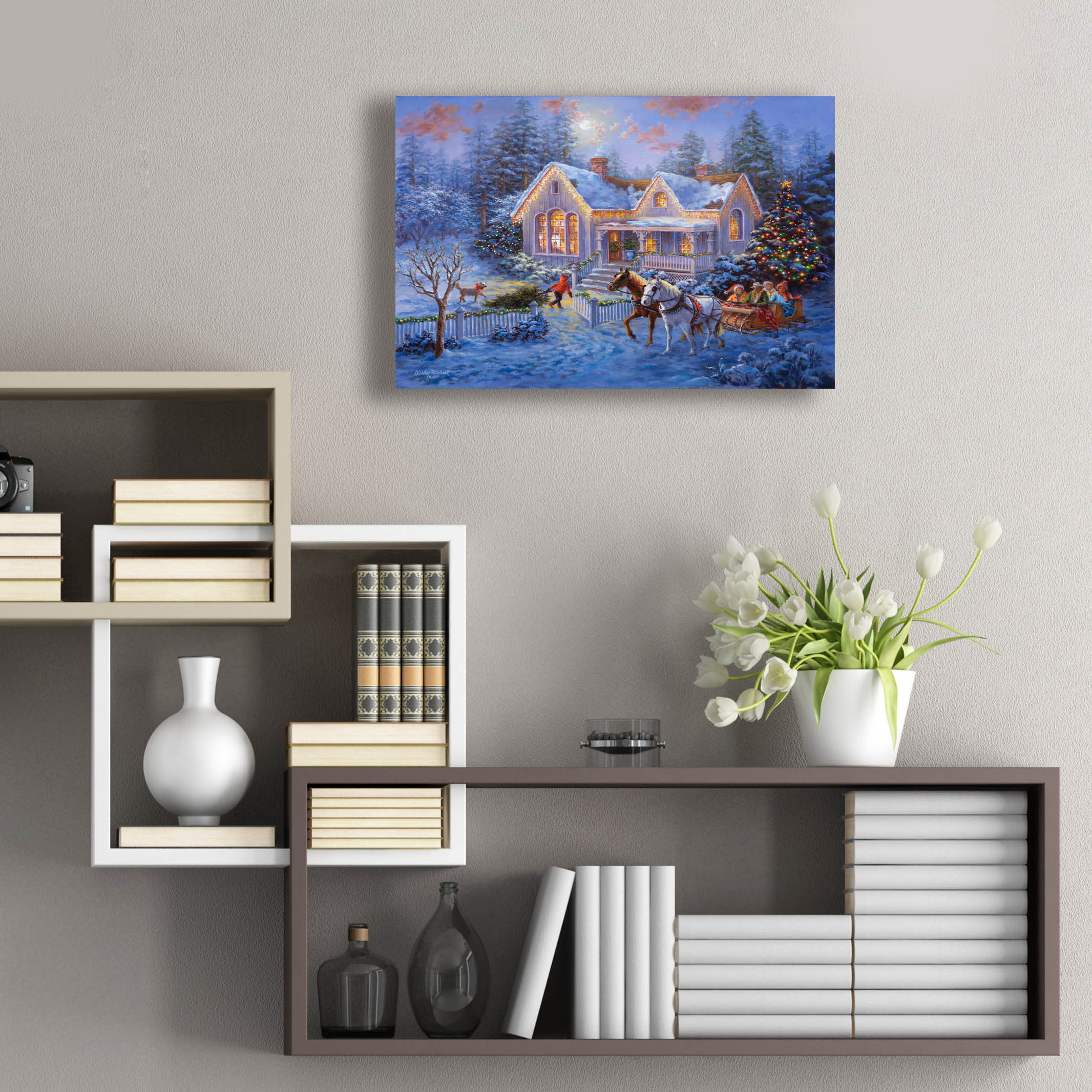 The Holiday Aisle® 'Welcome Home' by Nicky Boehme Acrylic Glass Wall ...