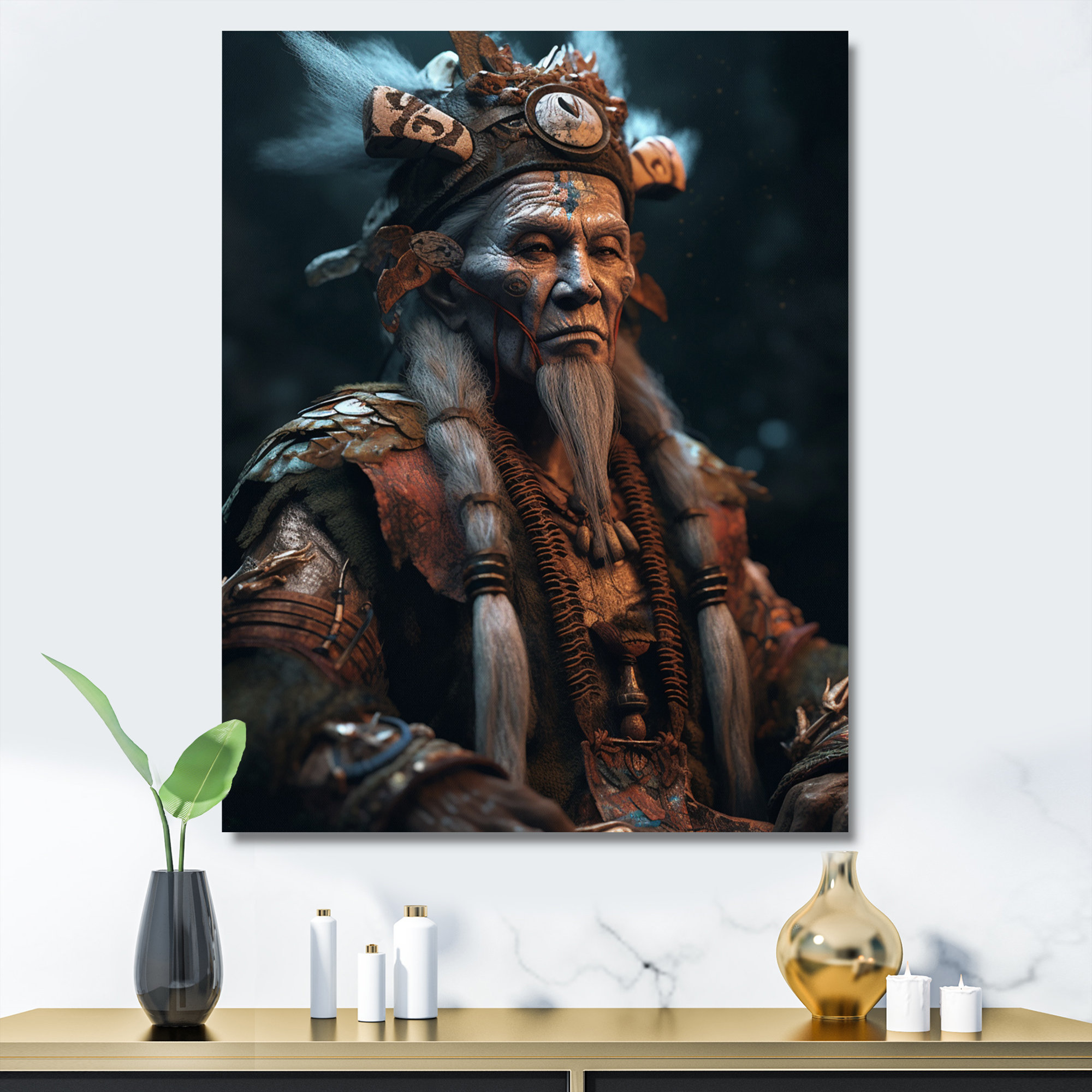 Union Rustic Majestic Asian Shaman Spiritual Wisdom I - Folk Religion ...