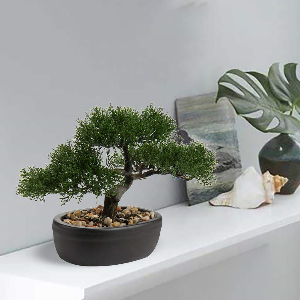 Primrue Artificial Juniper Bonsai Tree | Wayfair