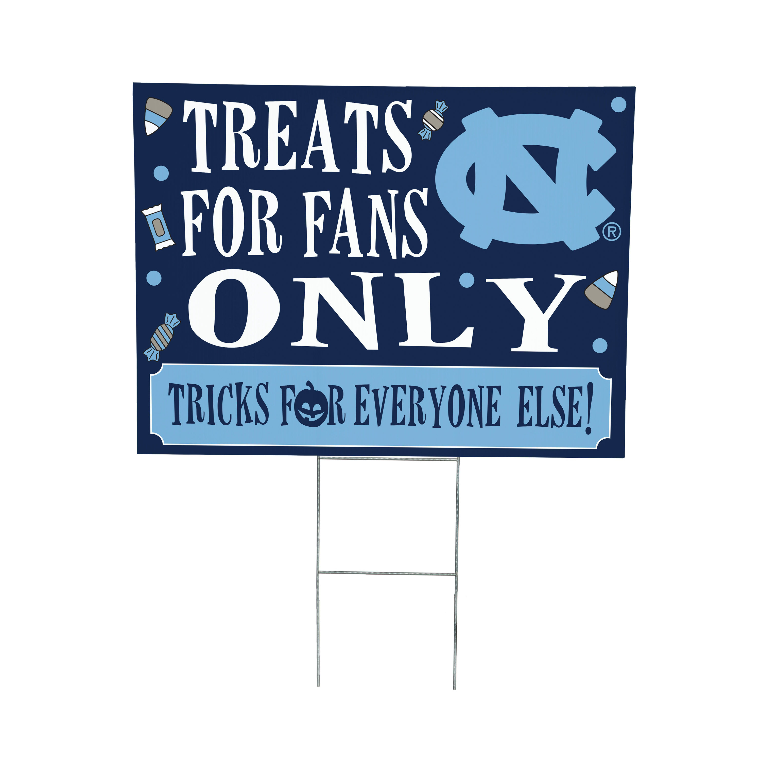 Ebern Designs University of North Carolina Yard Sign, Halloween Treats ...