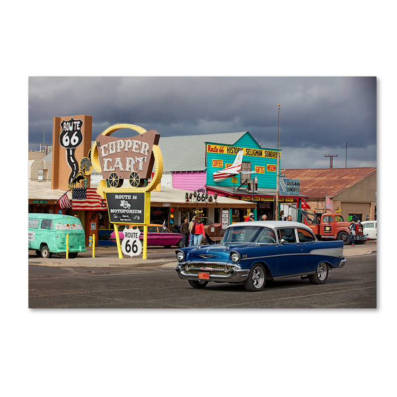Trademark Art Mike Jones " Rt 66 Fun Run Seligman " by Mike Jones Photo ...