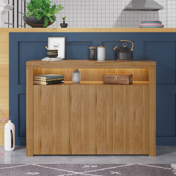 Metro Lane Braiens 130cm Sideboard | Wayfair.co.uk