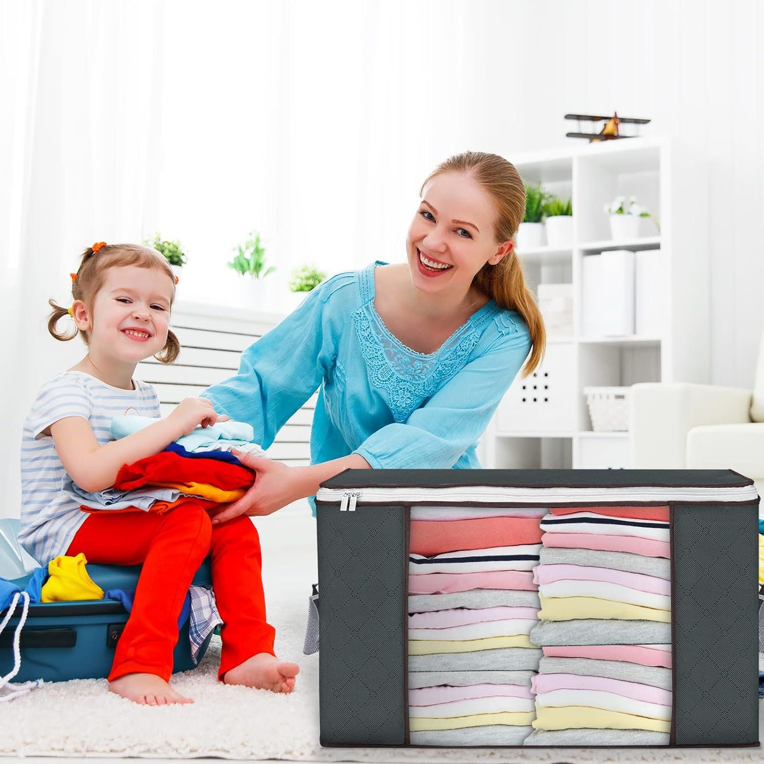 Latitude Run® Large-capacity storage bags with a capacity of 90 liters ...