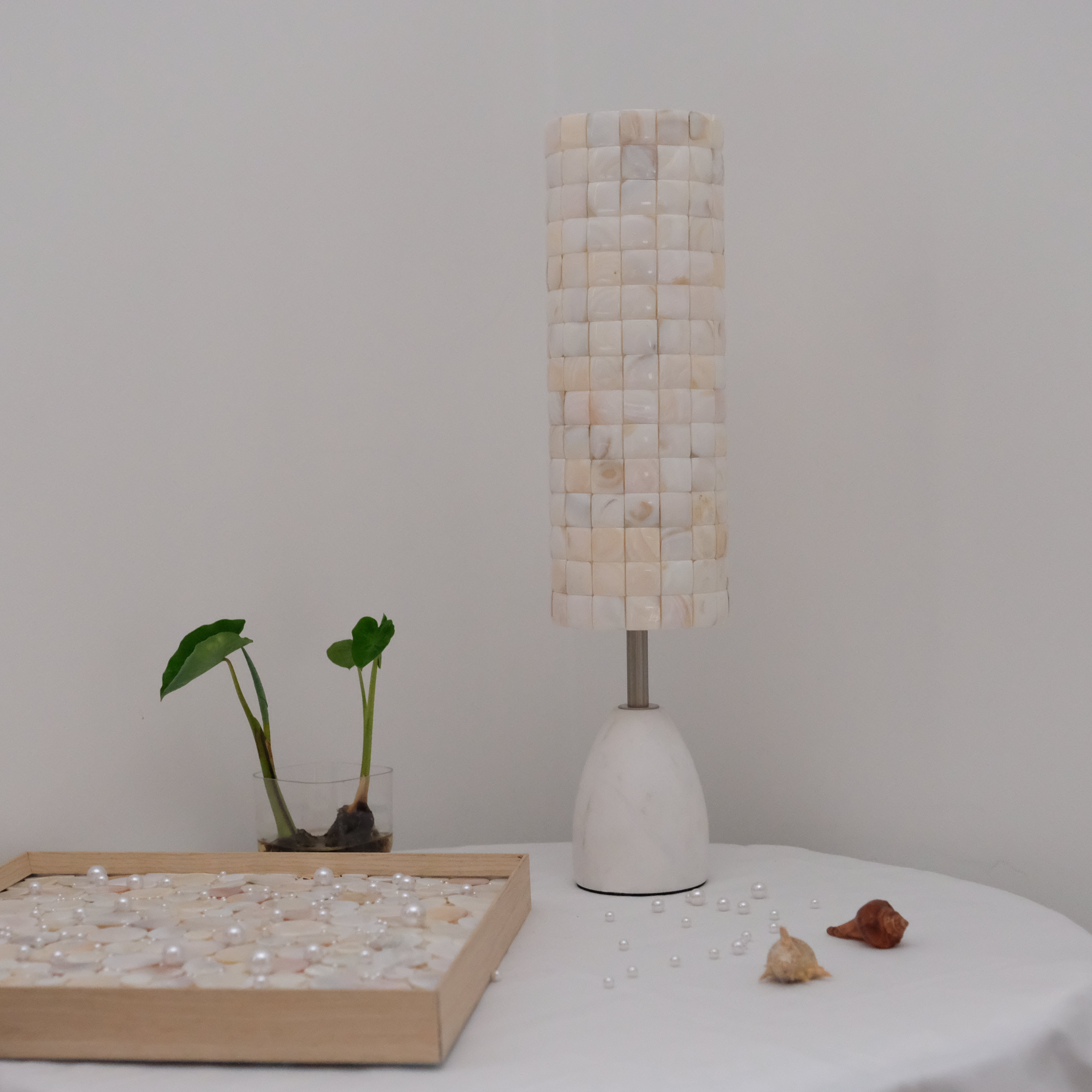 Wrought Studio™ SHELL CANDY TABLE LAMP & Reviews | Wayfair