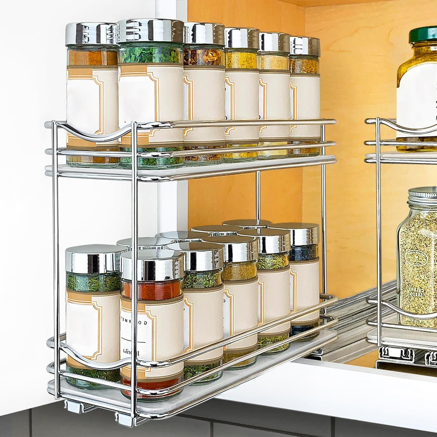 Rebrilliant Effortlessly Access Your Spices With Our 2-Tier Pull-Out ...