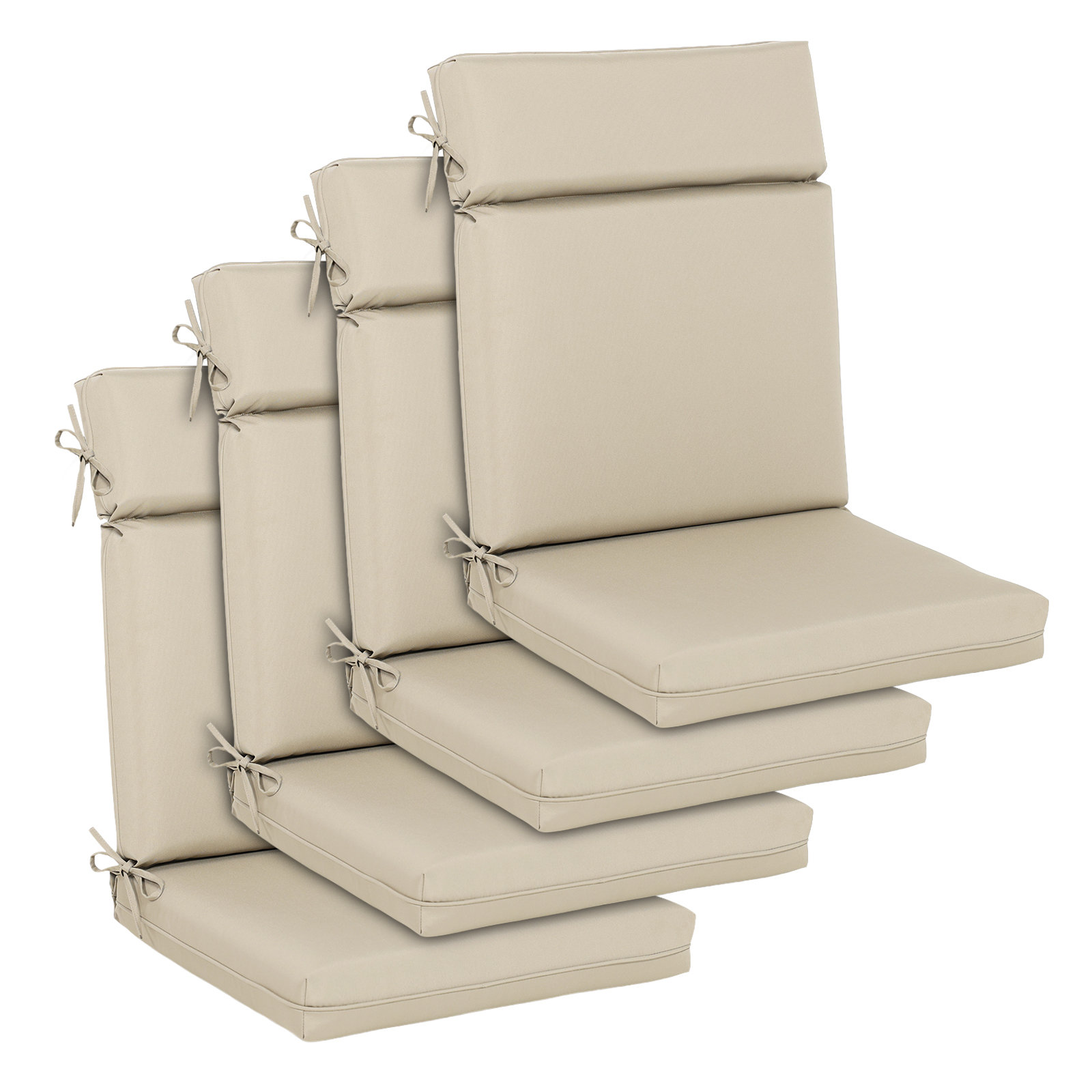 Latitude Run® 4 - Piece Outdoor Seat/Back Cushion & Reviews | Wayfair