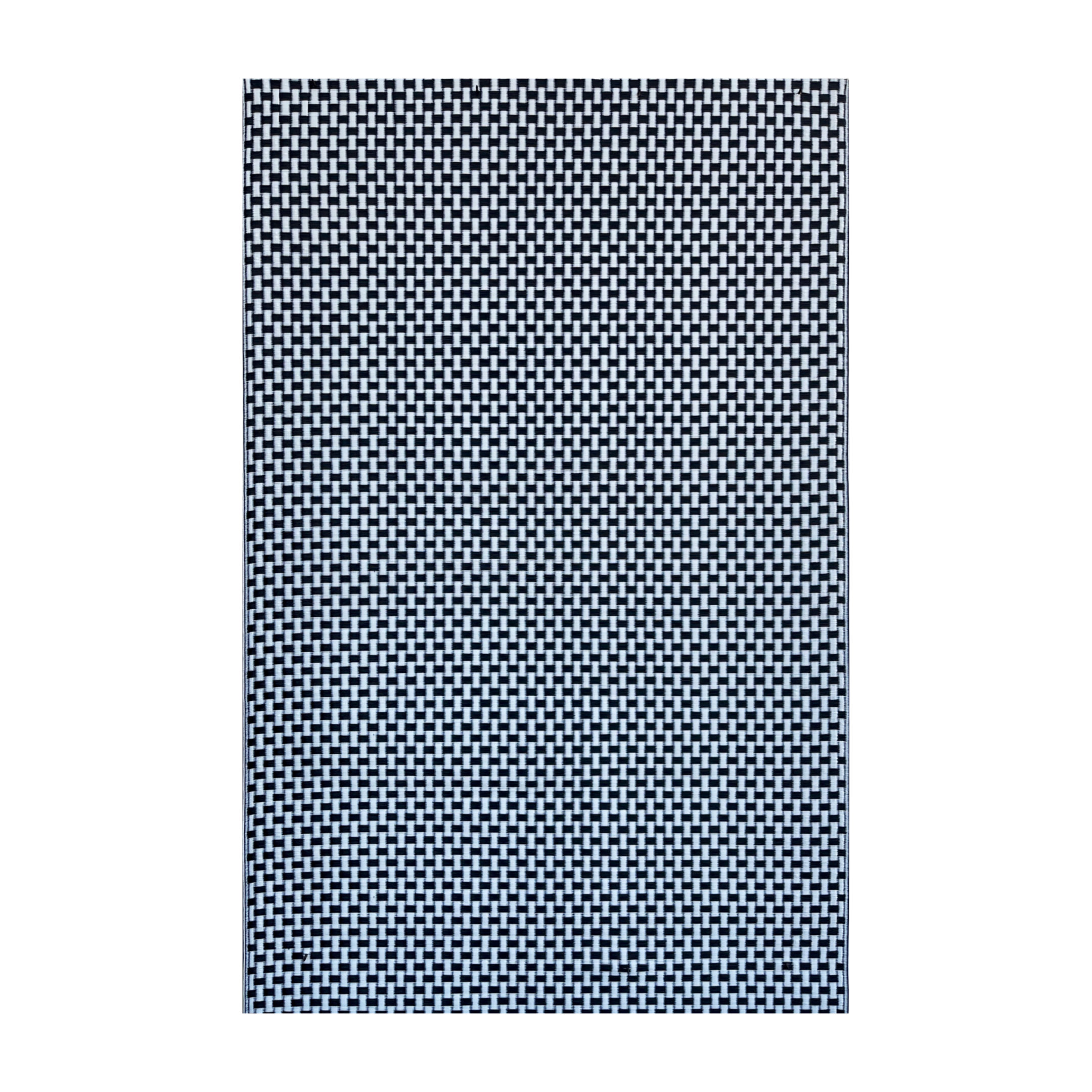 Mad Mats Basket Weave Outdoor Mat, Black | Wayfair