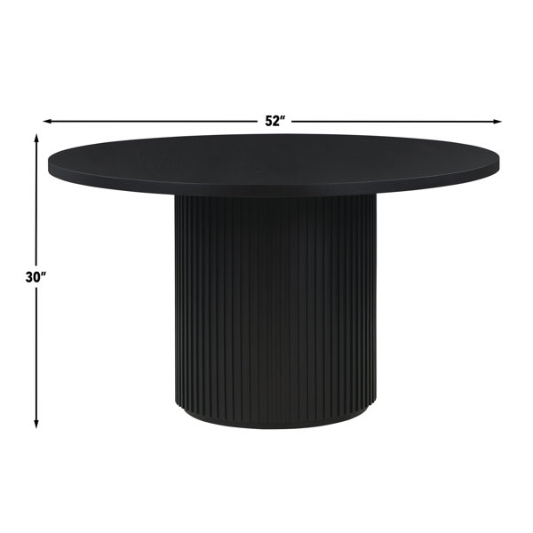 Latitude Run® Fiammetta 52'' Round Pedestal Dining Table & Reviews ...