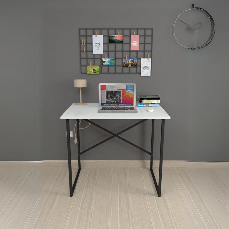 Borough Wharf Aistis Rectangle 90cm L Computer Table | Wayfair.co.uk