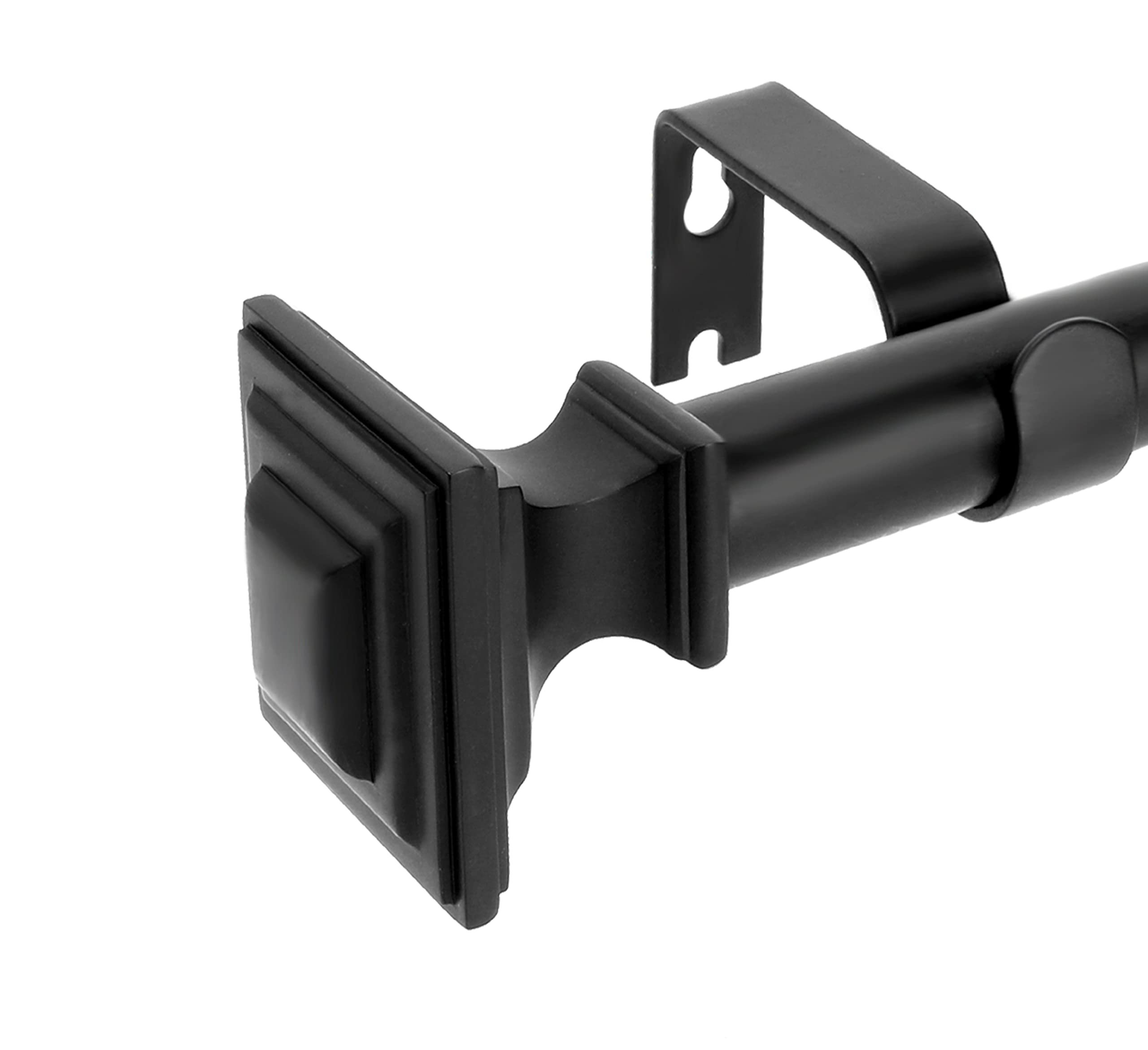 Lark Manor™ Graziani Adjustable Curtain Rod Set 36-88 Inches, 3/4 Inch ...