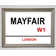 Bright Star Mayfair Signs - Single Picture Frame Art Prints | Wayfair.co.uk