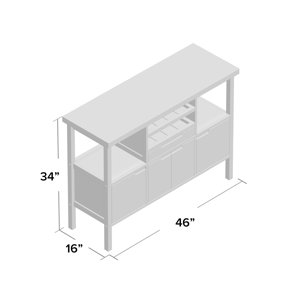 Latitude Run® Yesler Sideboard & Reviews | Wayfair